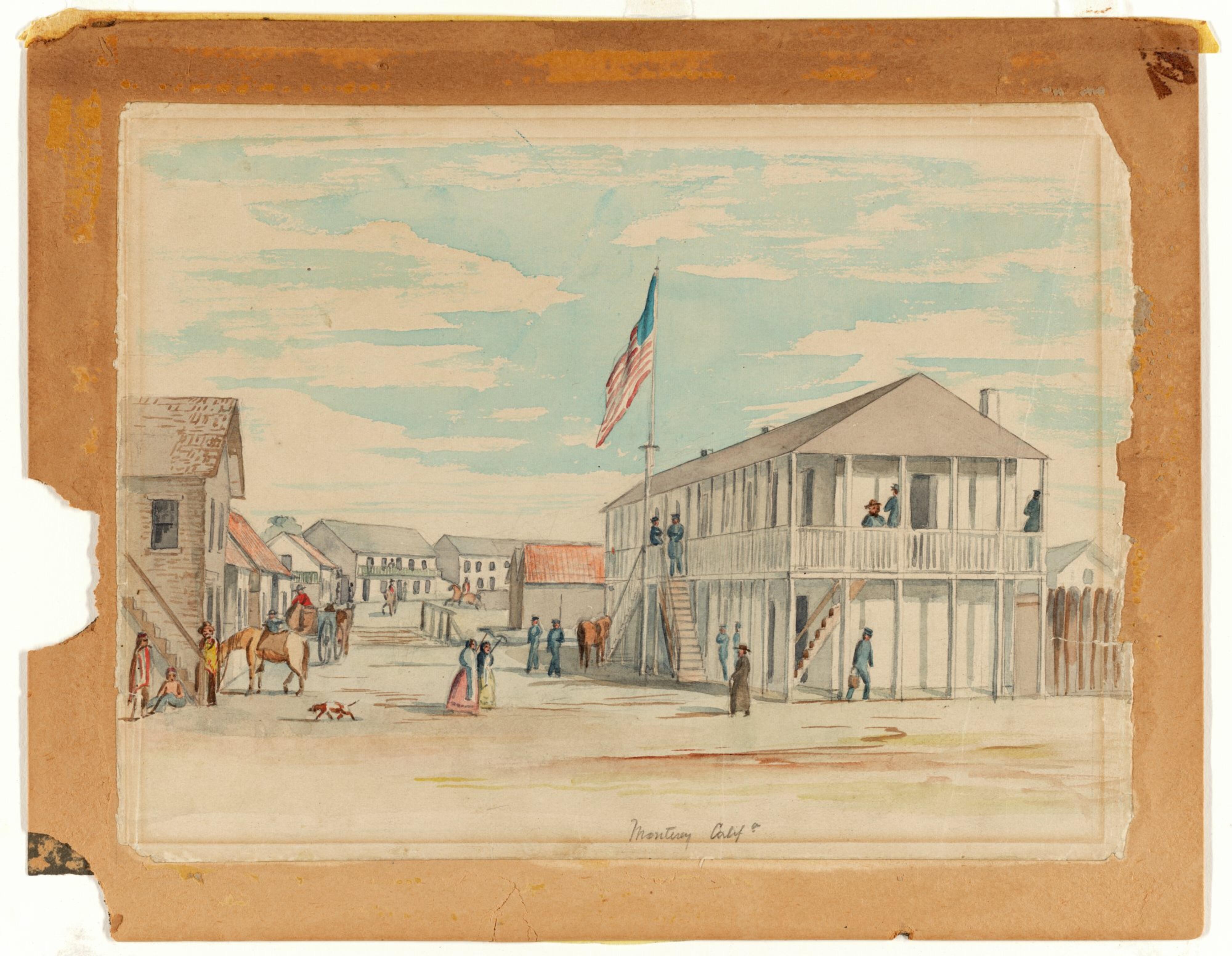 Monterey, California / Alfred Sully - Gilcrease Museum