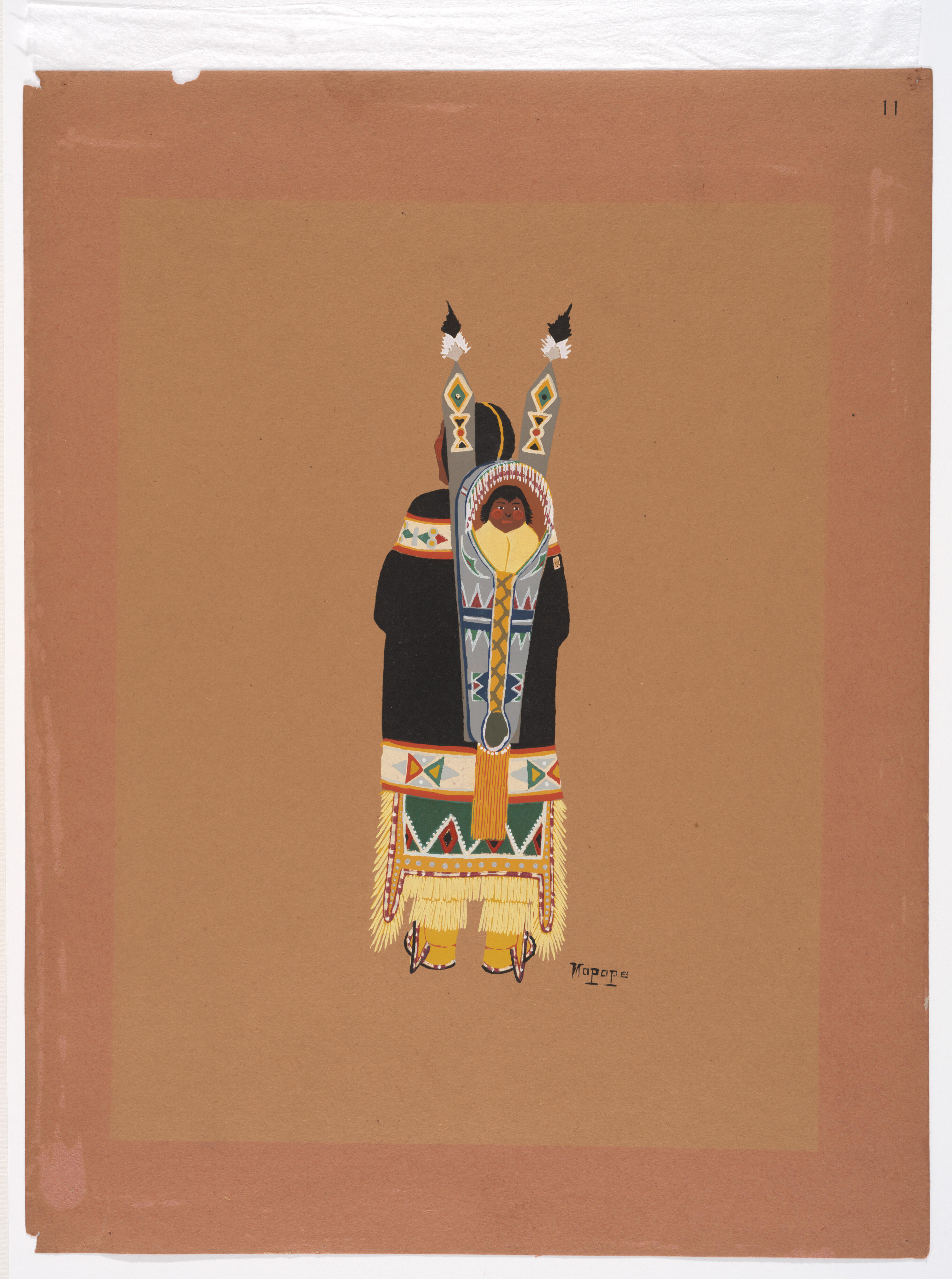 Unidentified title / Stephen Mopope - Gilcrease Museum