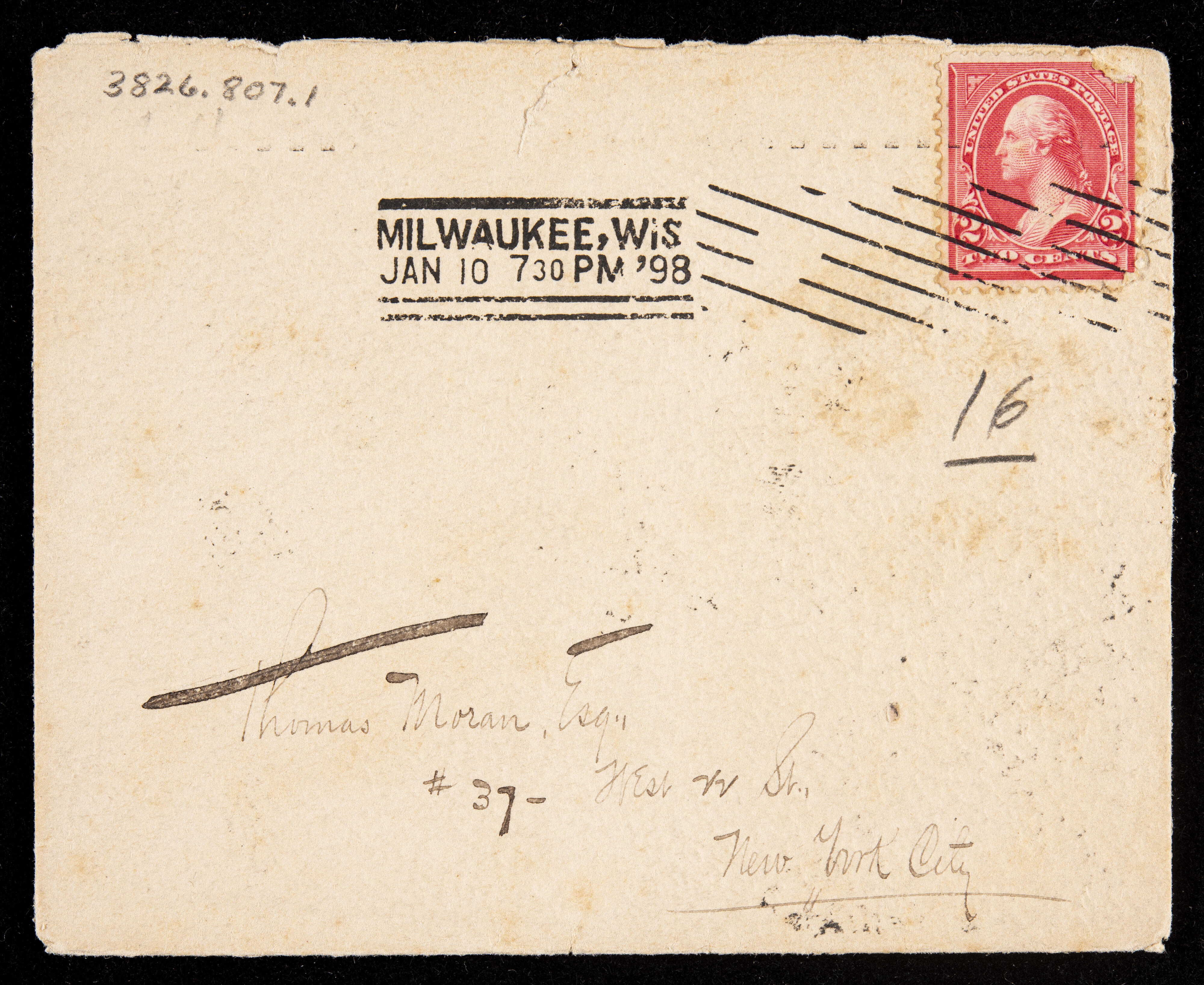 1 page handwritten letter from William J. Dornuf, of Milwaukee ...
