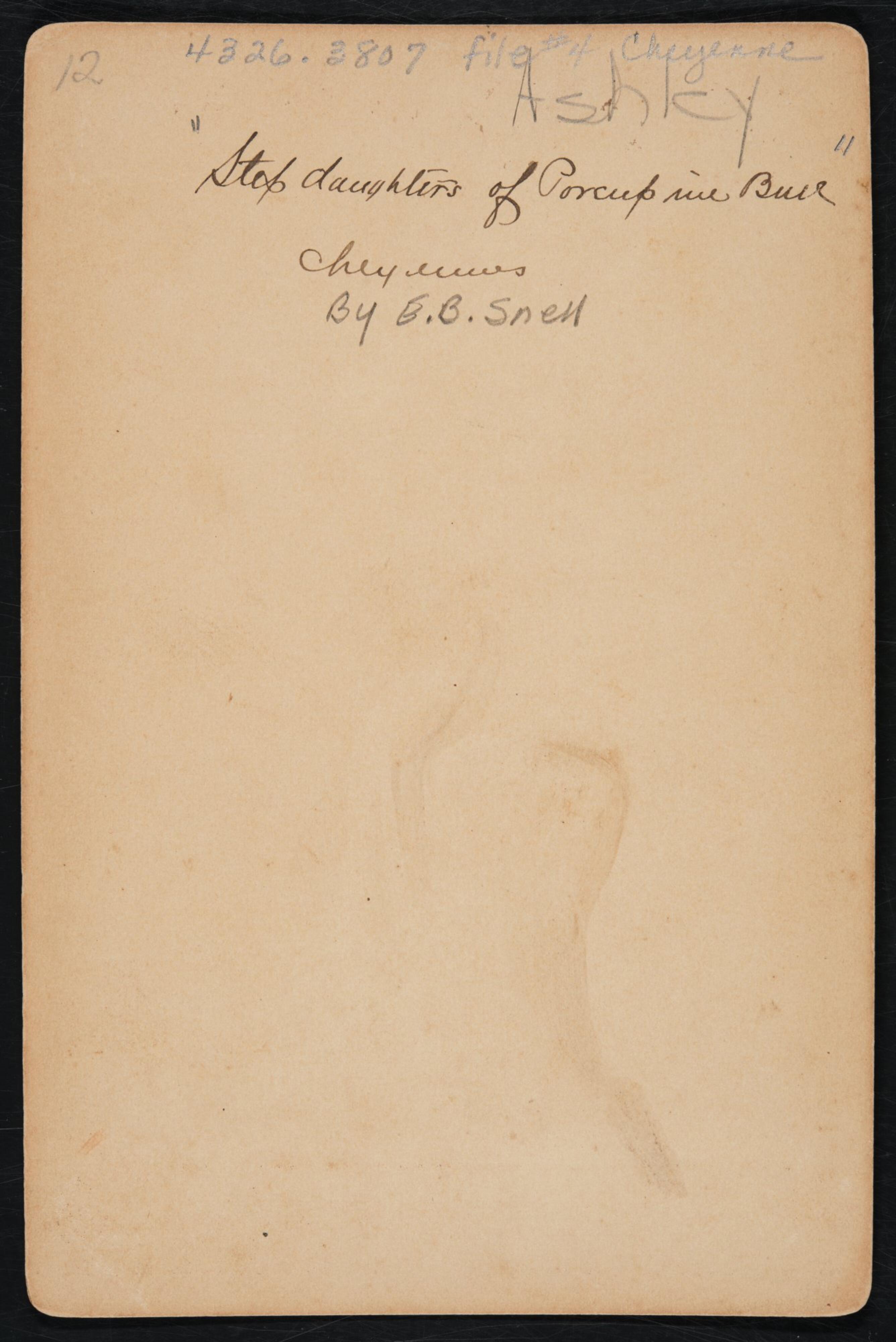 Step daughters or Porcupine Bull / E. B. Snell - Gilcrease Museum