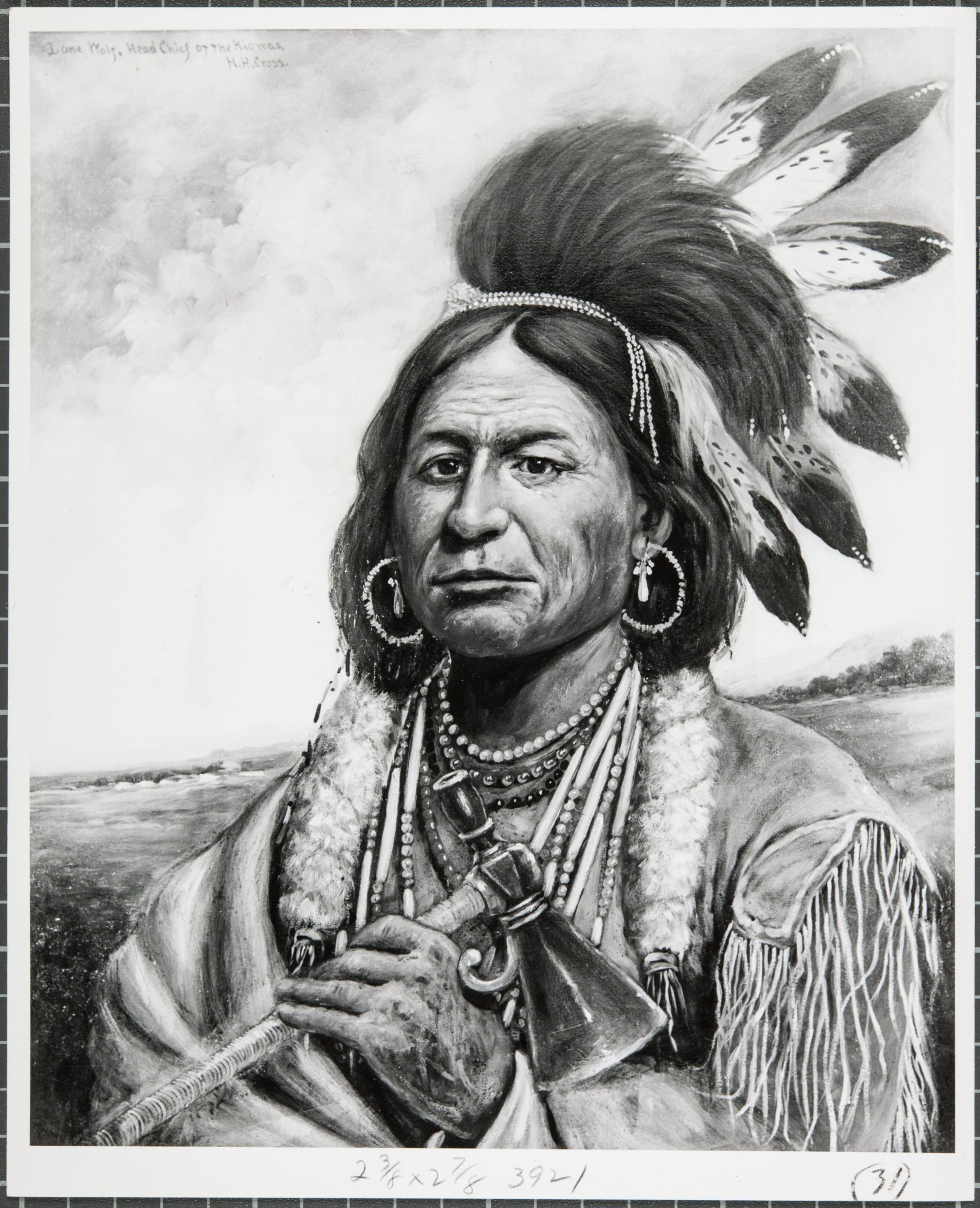 Lone Wolf, Head Chief of Kiowas, / Henry H. Cross - Gilcrease Museum