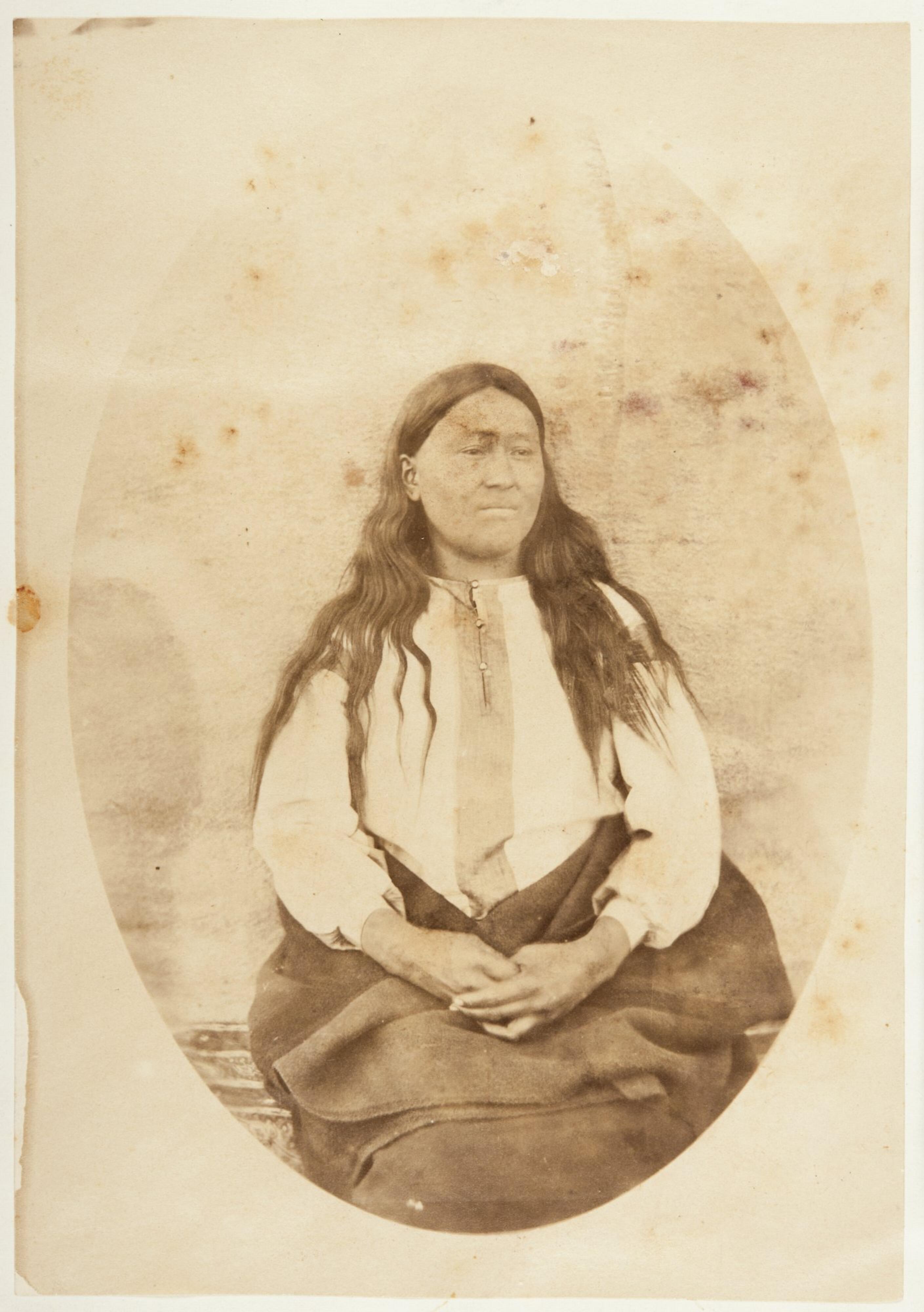 Unidentified Osage woman / Unknown - Gilcrease Museum