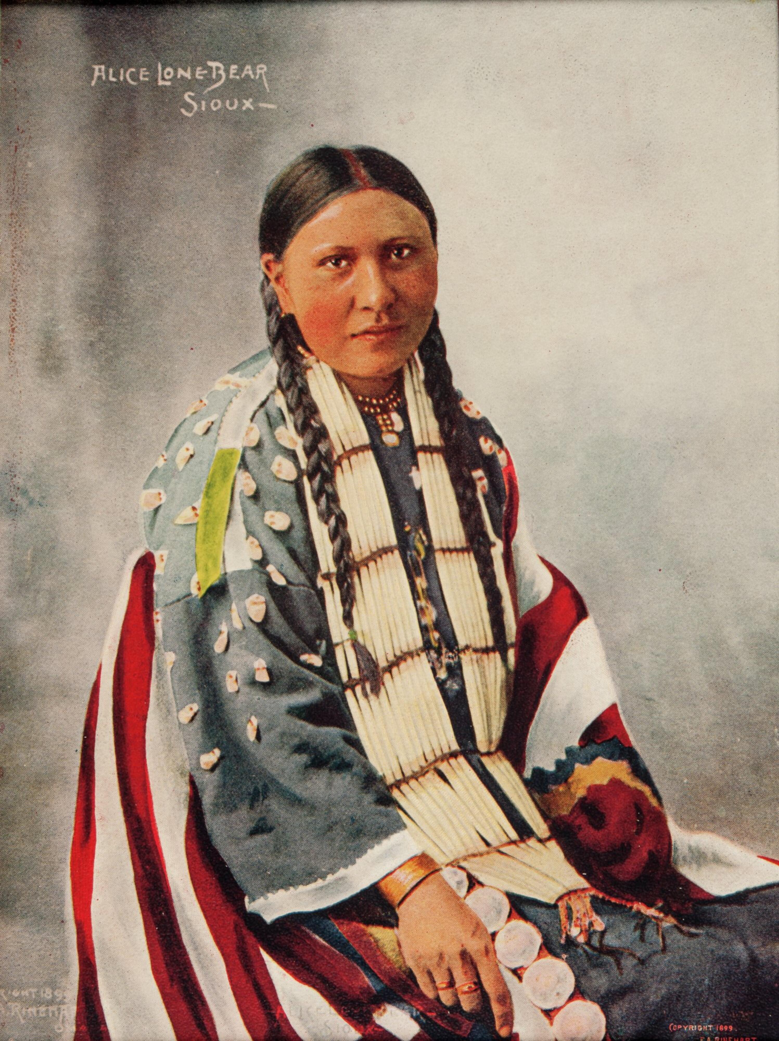Alice Lone Bear / Frank A. Rinehart - Gilcrease Museum