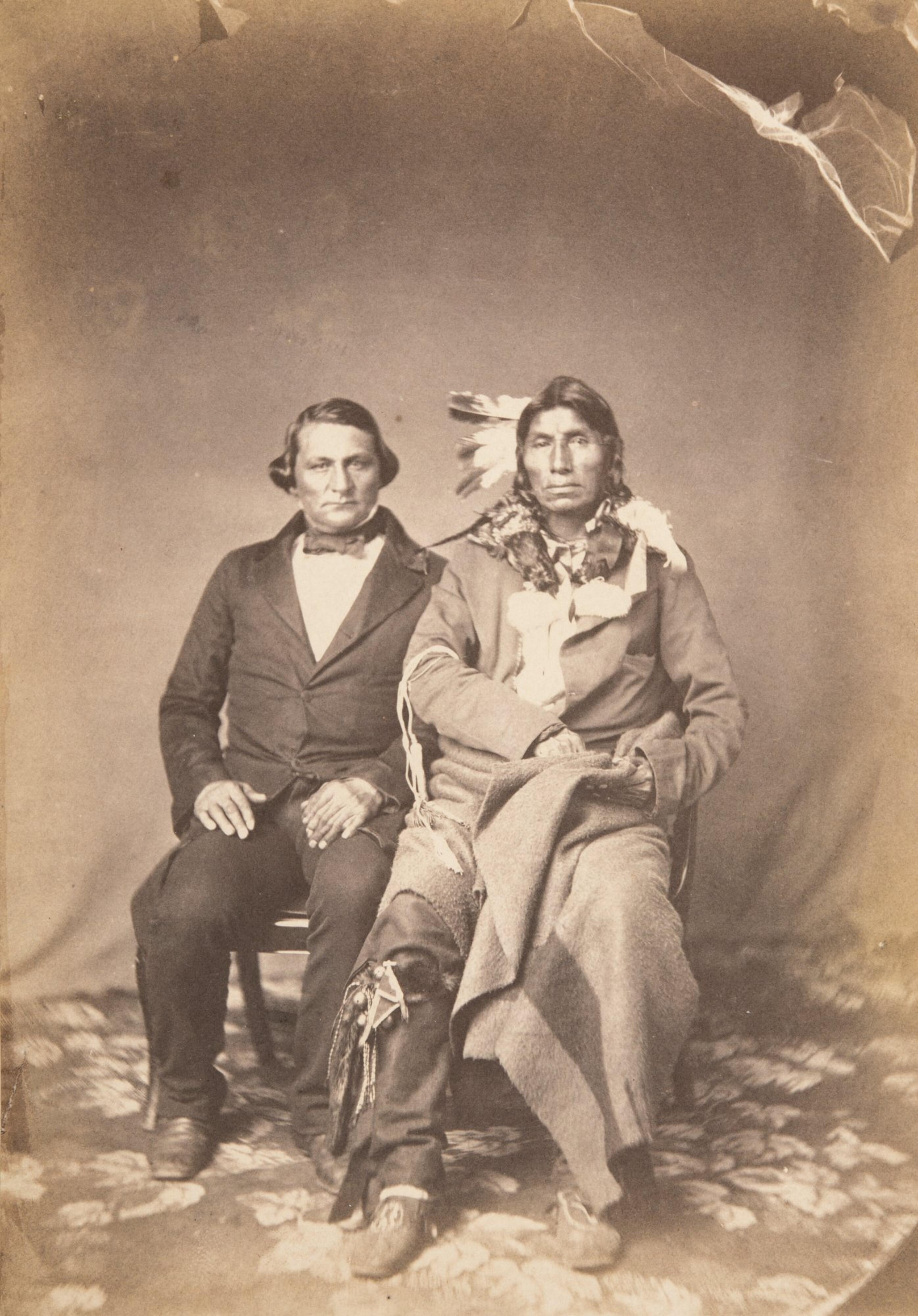 Francois Le Roy and Little Crow / Unknown - Gilcrease Museum