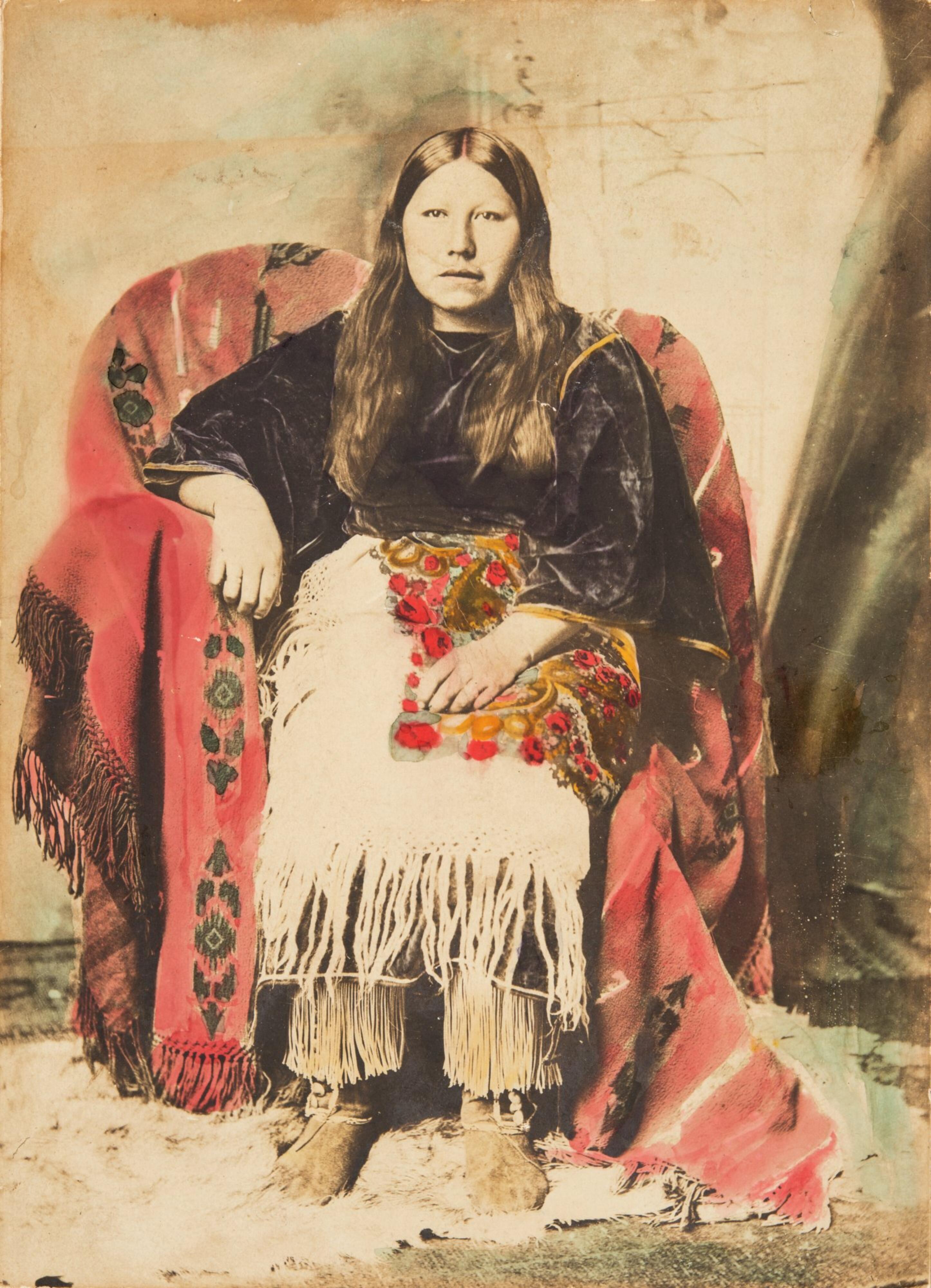 Unidentified Comanche Woman / Unknown - Gilcrease Museum