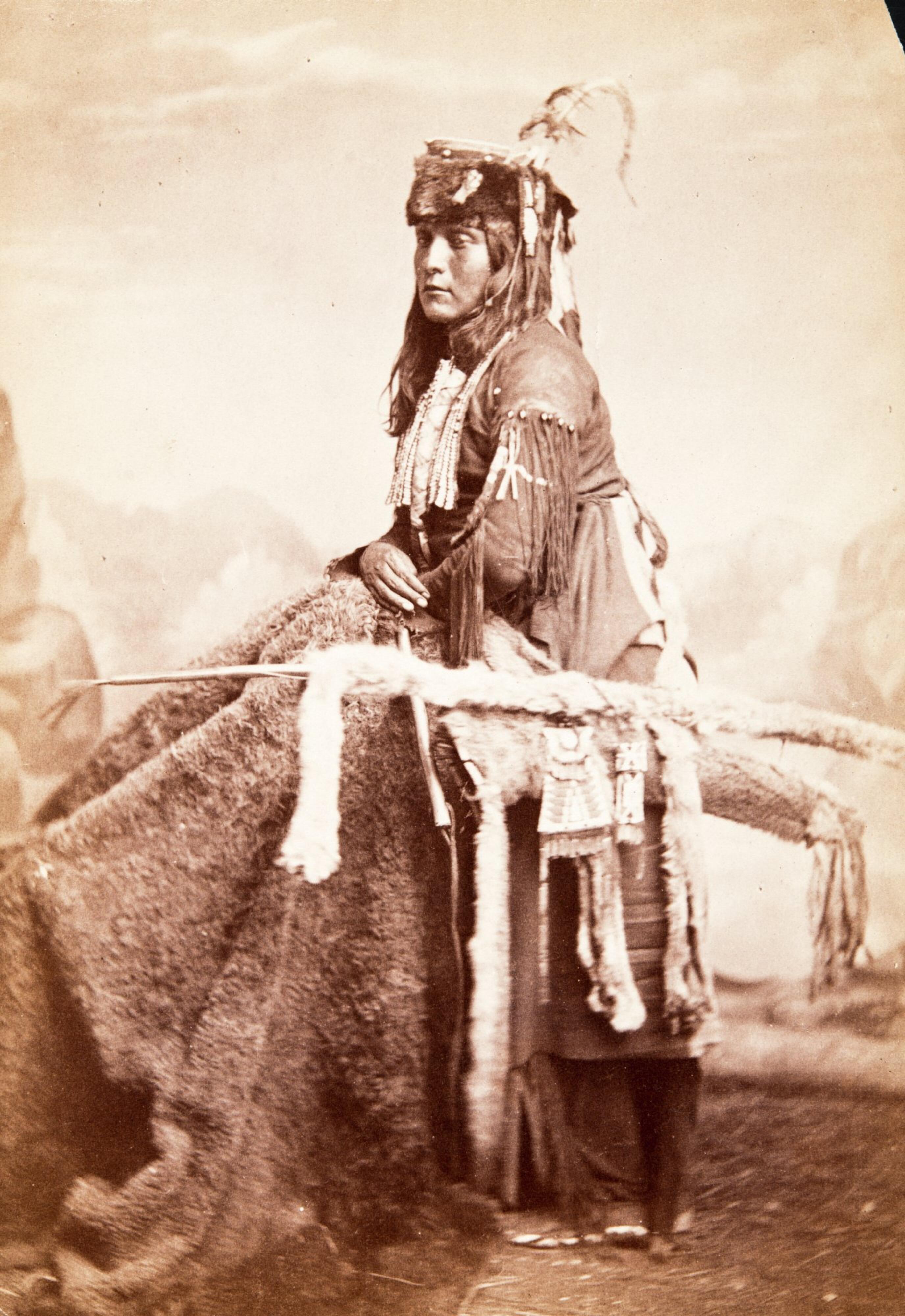Comanche Brave / Unknown - Gilcrease Museum
