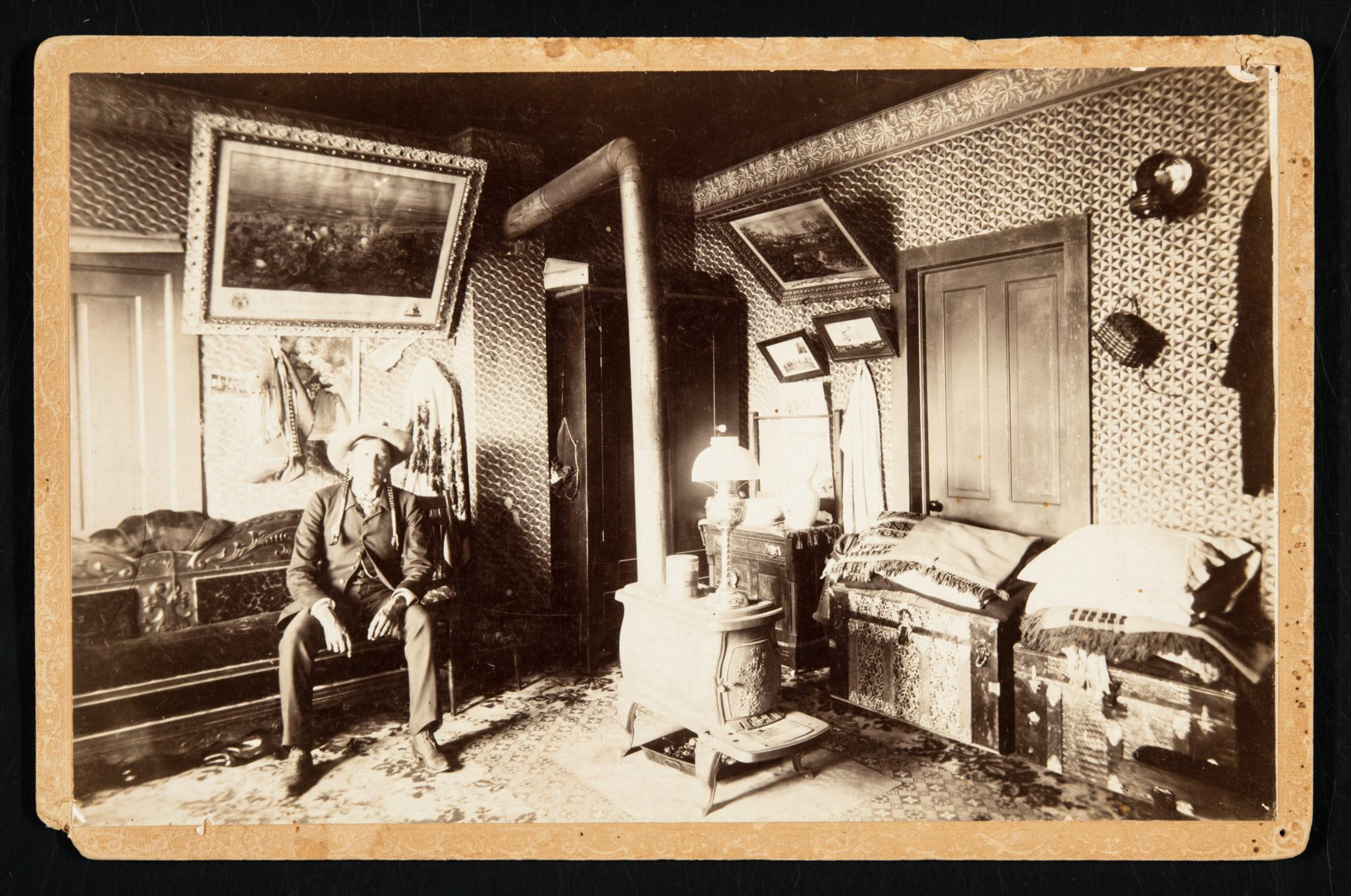 Chief Quanah Parker in his office / Unknown - Gilcrease Museum