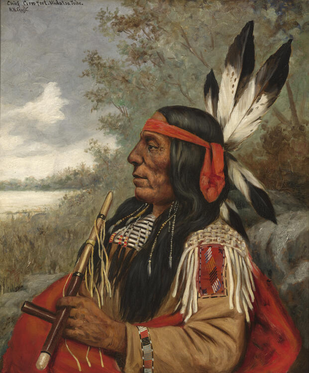 Chief Crow Foot / Henry H. Cross - Gilcrease Museum