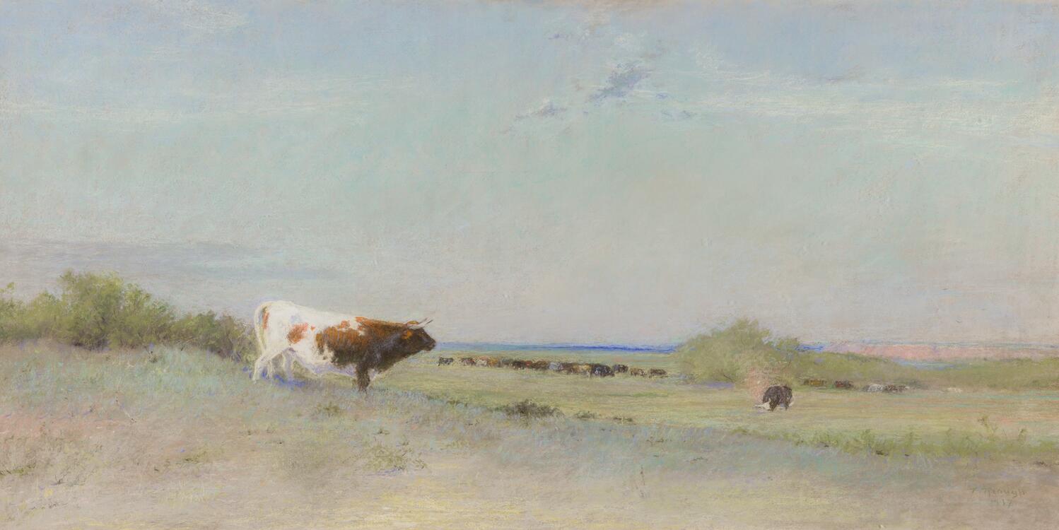 The Intruder / Frank Reaugh - Gilcrease Museum