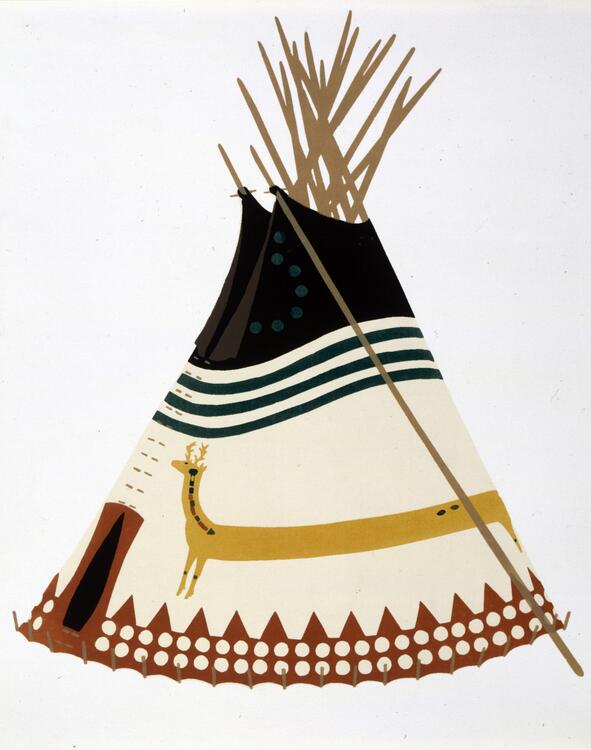 Portfolio: Blackfoot Indian Tipis: Design and Layout - Mountain Sheep ...