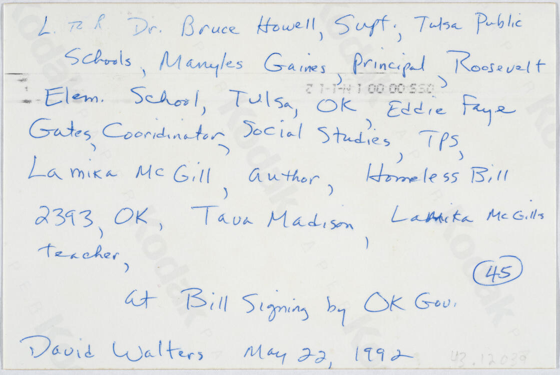 "There Ought to be a Law" Project, Bill Signing / American - Gilcrease ...