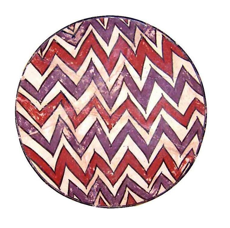 Ceramic platter / Central American; Panamanian, Gran Coclé - Gilcrease ...