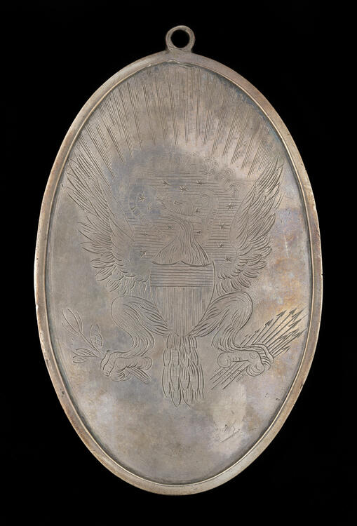 George Washington engraved peace medal / United States - Gilcrease Museum