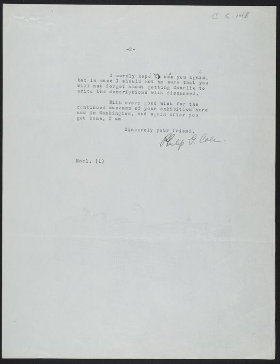 From Philip G. Cole to Nancy C. Russell / Philip G. Cole - Gilcrease Museum